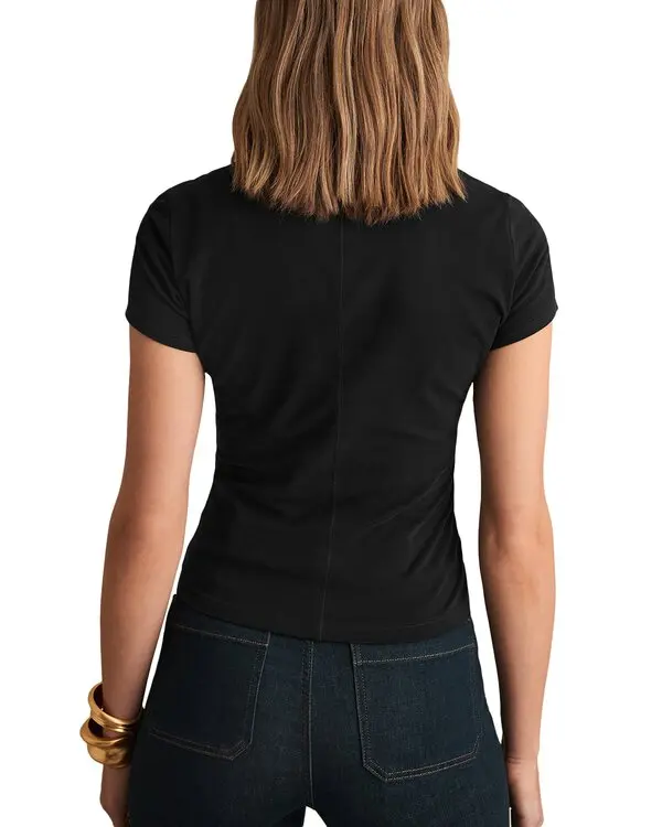 REISS Jolie Tee - Black