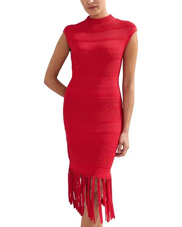 PHASE EIGHT Tazmin Tassel Knit Dress