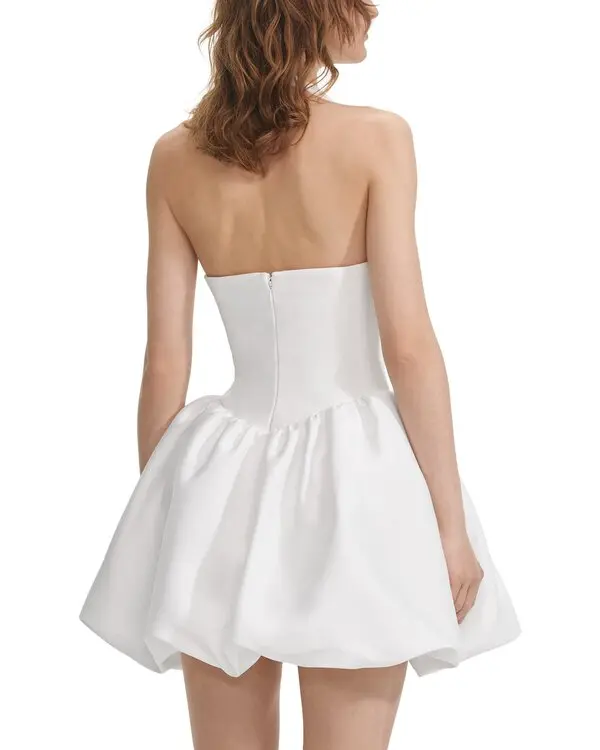 Self-Portrait Halter Neck Mini Dress In White - 30% Off | Editorialist