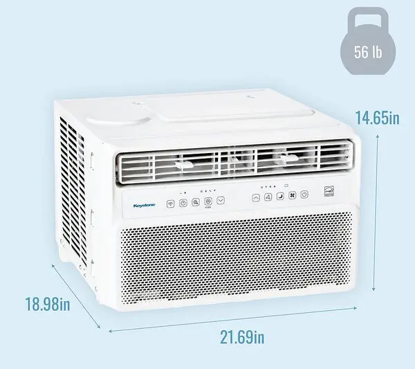 KEYSTONE 14,000 Btu Window Air Conditioner W/ D Ehumidification