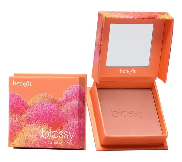 BENEFIT COSMETICS Blossy Apricot Powder Blush - One-color