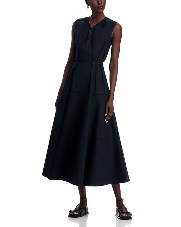 Proenza Schouler White Label Kailey Poplin Dress - Black