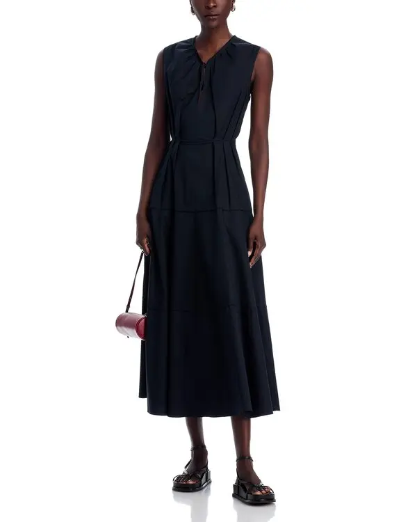 Proenza Schouler White Label Kailey Poplin Dress - Black