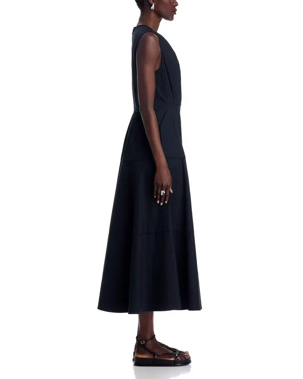 Proenza Schouler White Label Kailey Poplin Dress - Black