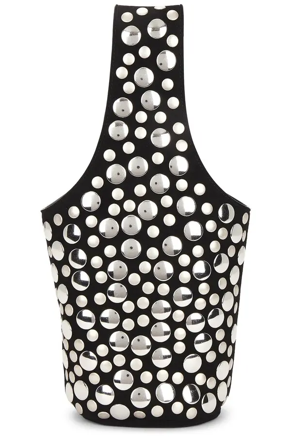 Khaite Livia Small Multi Stud Bag - Black