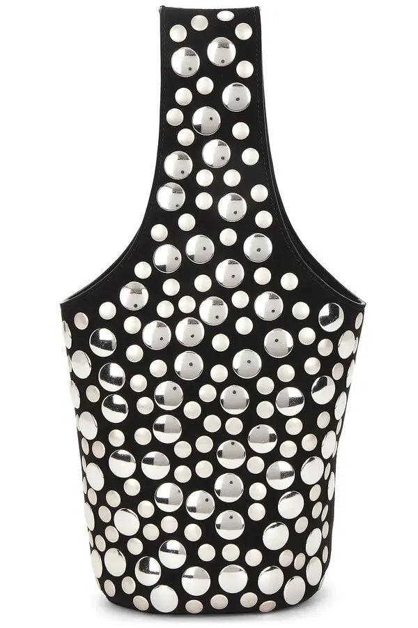Khaite Livia Small Multi Stud Bag - Black