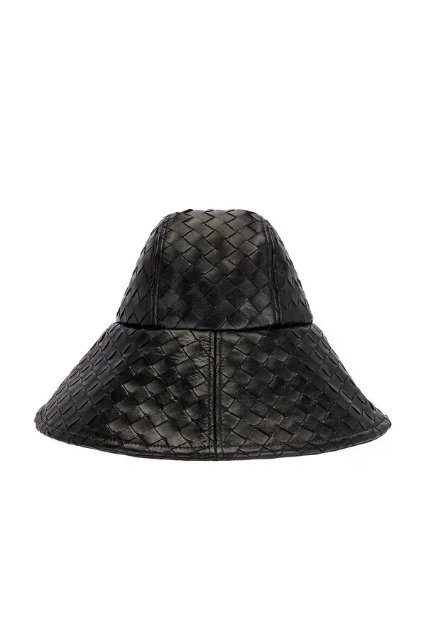 Bottega Veneta Intrecciato Leather Hat
