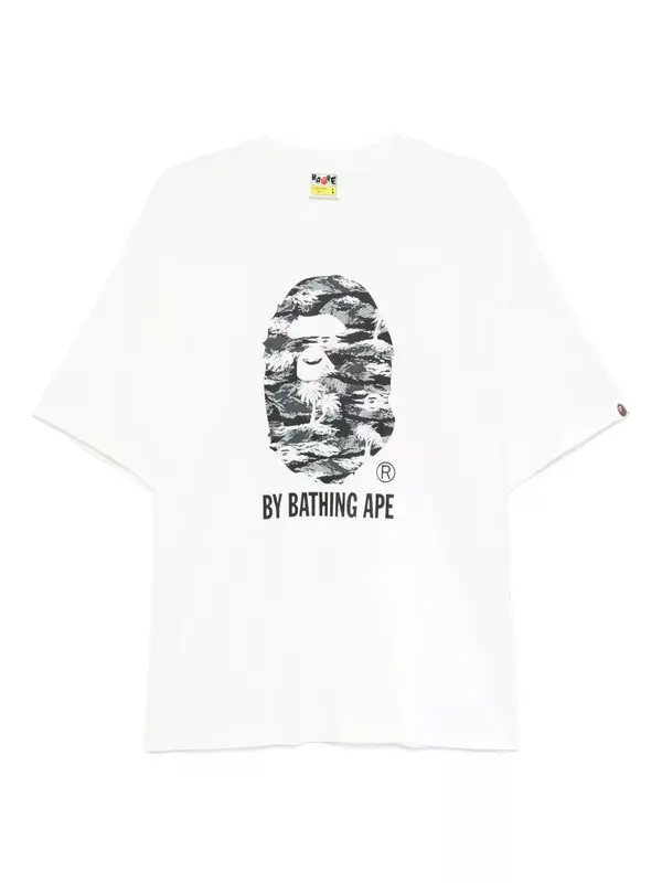 A BATHING APE Logo-printed T-shirt - White