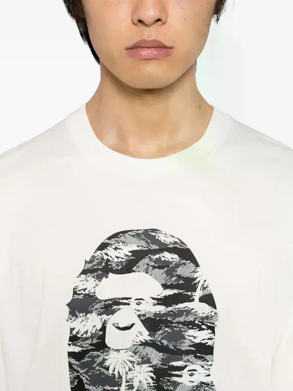 A BATHING APE Logo-printed T-shirt