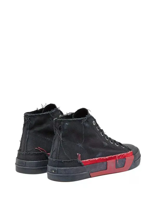 DIESEL® S-d-verse Mid Canvas Sneakers - Black