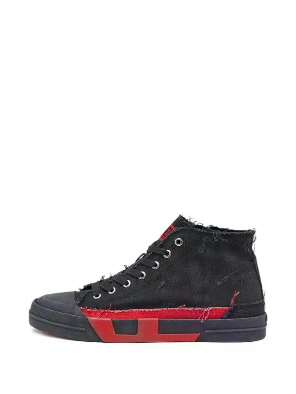 DIESEL® S-d-verse Mid Canvas Sneakers - Black