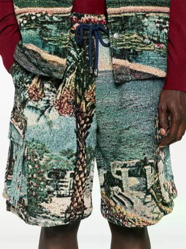 Amiri Graphic-print Knee-length Shorts