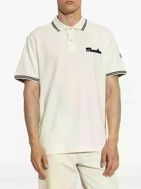 Moncler Logo-patch Polo Shirt