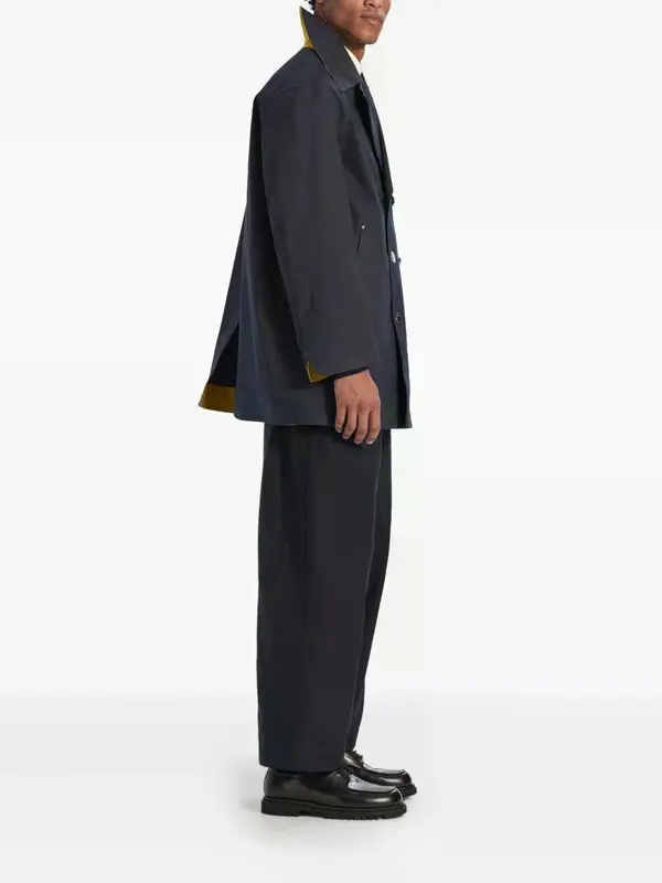Mackintosh Canonbie Pea Coat - Blue