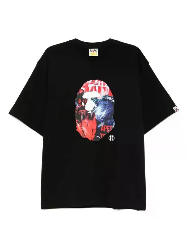 A BATHING APE Logo-printed T-shirt
