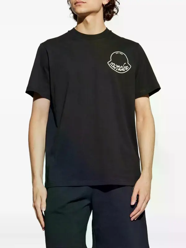 Moncler Logo-print T-shirt - Black