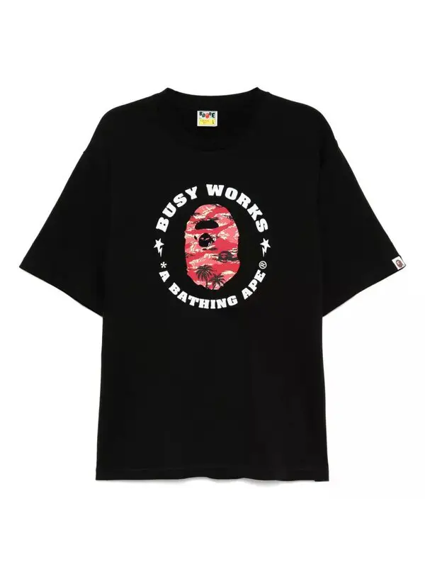 A BATHING APE Logo-printed T-shirt