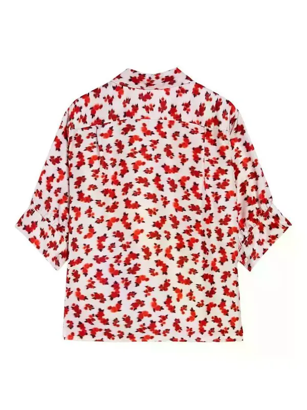 JIL SANDER Floral-print Shirt - Red