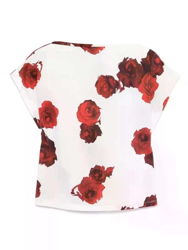 Liviana Conti Floral-print Blouse - White