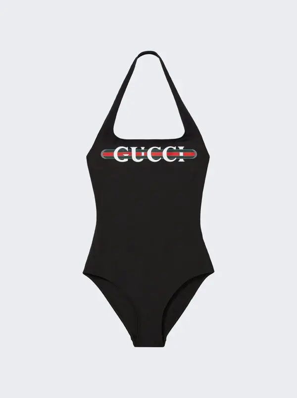 Gucci One-piece Swimsuit - Anthracite