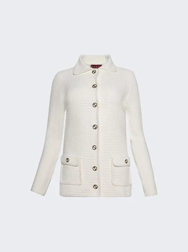 Gucci Fine Crochet Cardigan
