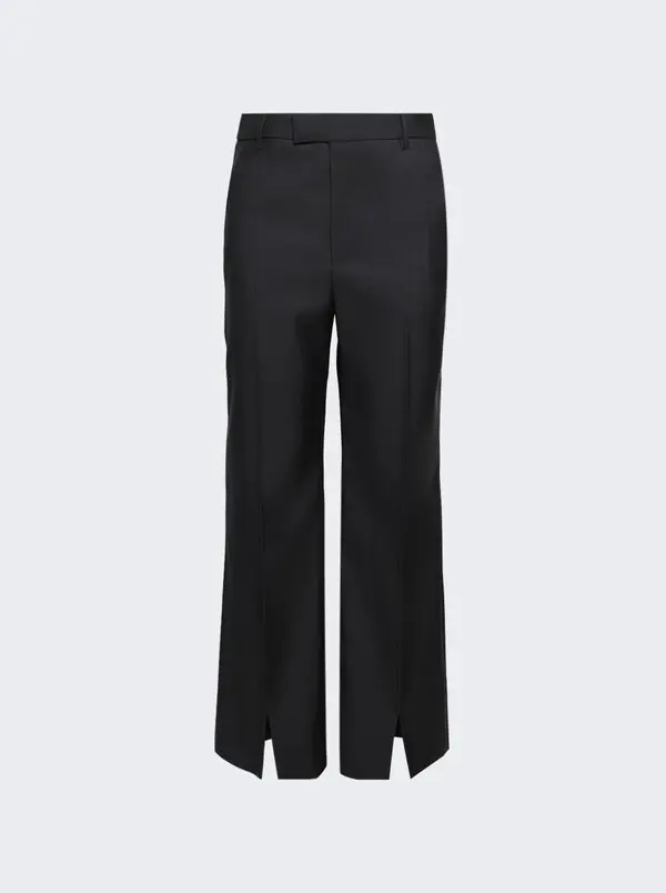 Gucci Oversized Low Waist Wool Pants - Grey