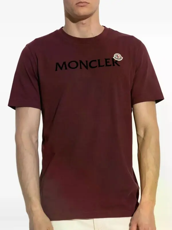 Moncler Logo-print T-shirt - Red