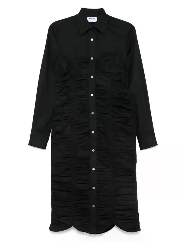 Moschino Ruched Shirt Dress