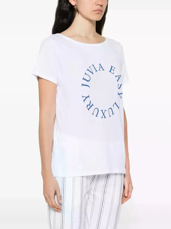 JUVIA Logo-print Cotton T-shirt