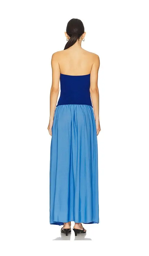 Solid & Striped Strapless Soglio Dress - Navy