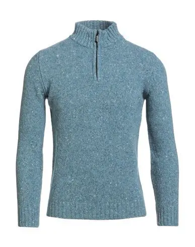 MOORER Dark Wool, Cashmere, Polyester Sweater - Blue