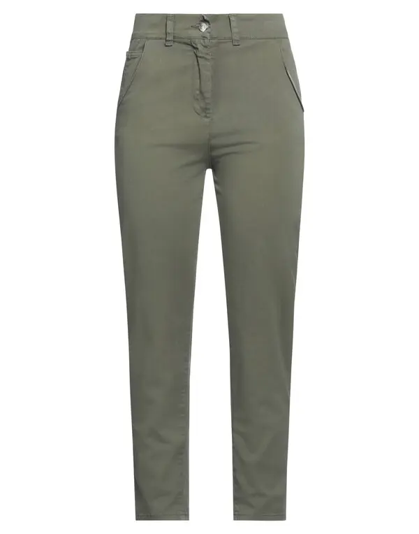 VICOLO Twill Tapered Pants - Green