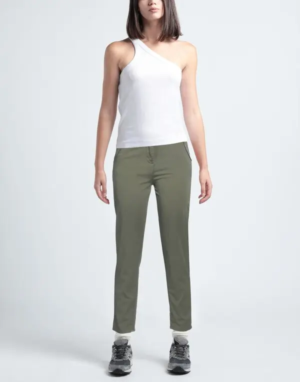 VICOLO Twill Tapered Pants - Green