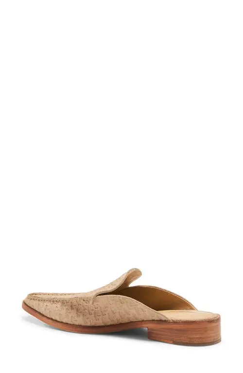 Free People Dragonfly Embossed Loafer - Faded Tan Suede