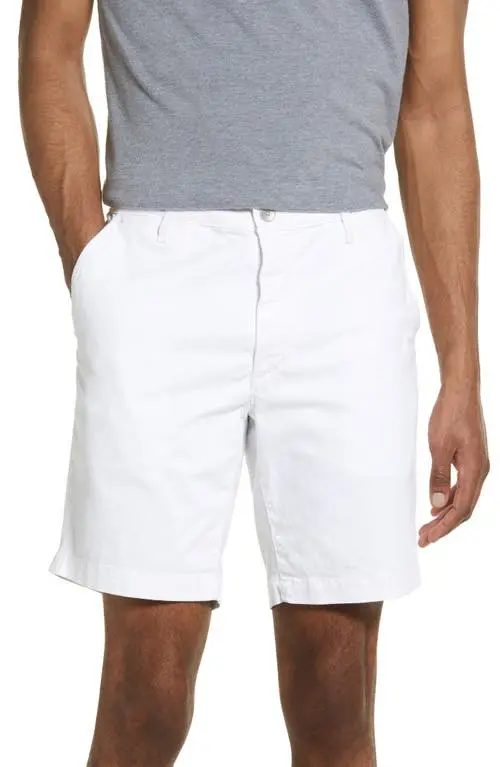Ag Wanderer 8.5-inch Stretch Cotton Chino Shorts - White