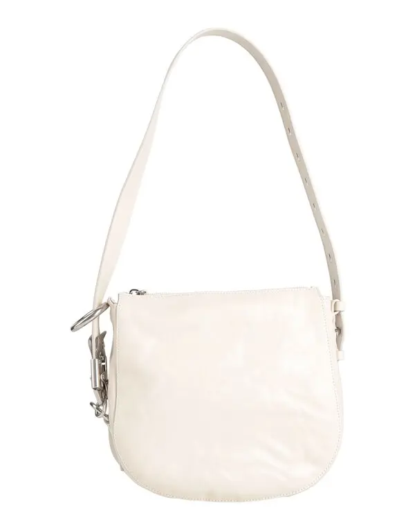 Burberry Leather Shoulder Bag - Ivory