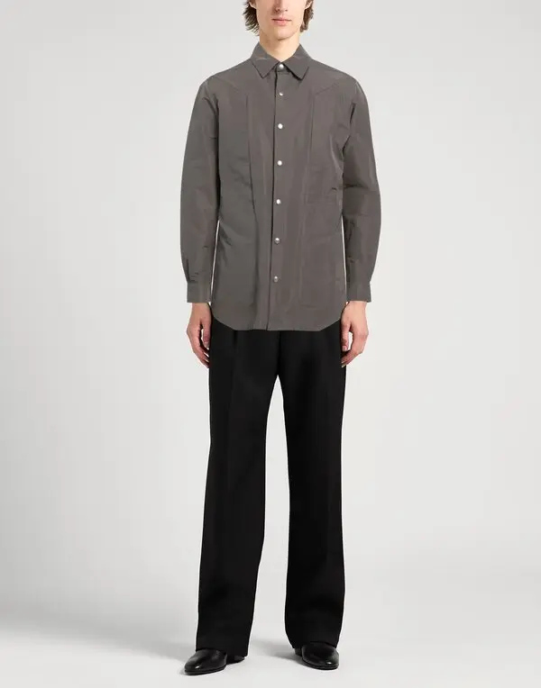 Rick Owens Shirt Lead Size Polyester - Grey