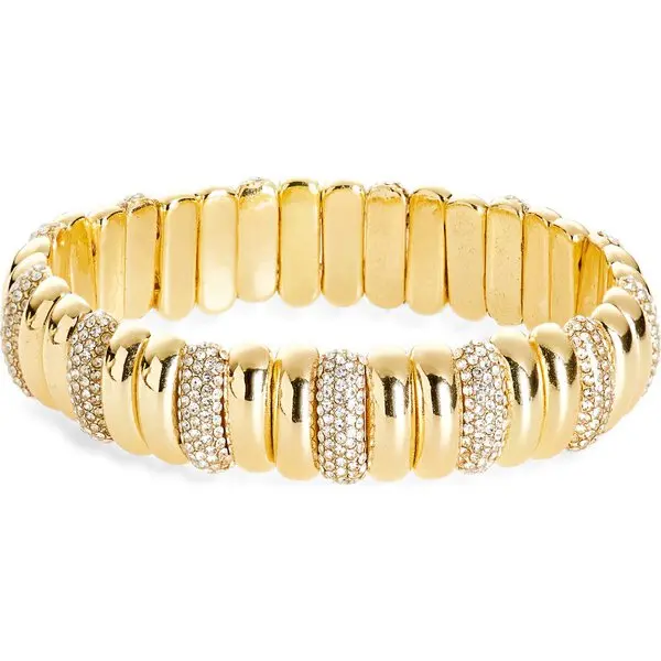 Baublebar Devin Stretch Bracelet - Gold/ Gems