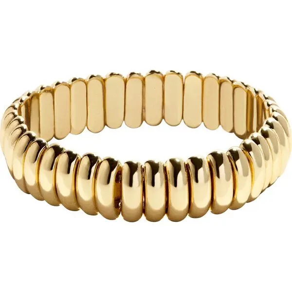 Baublebar Keira Ribbed Bracelet - Gold
