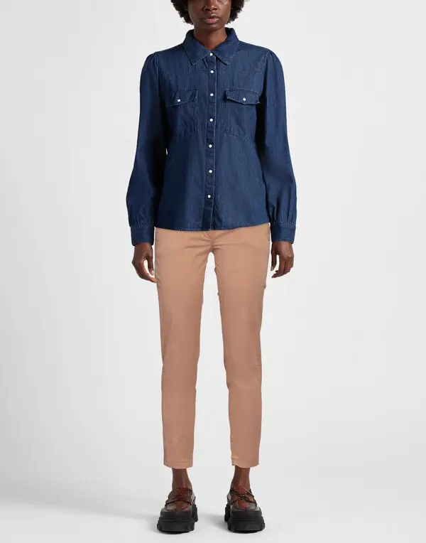 VICOLO Denim Couture Cropped Pants