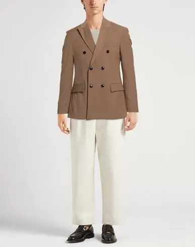 LIU •JO MAN Double-breasted Blazer - Beige