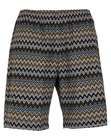 Missoni Chevron Print Knit Shorts - Black