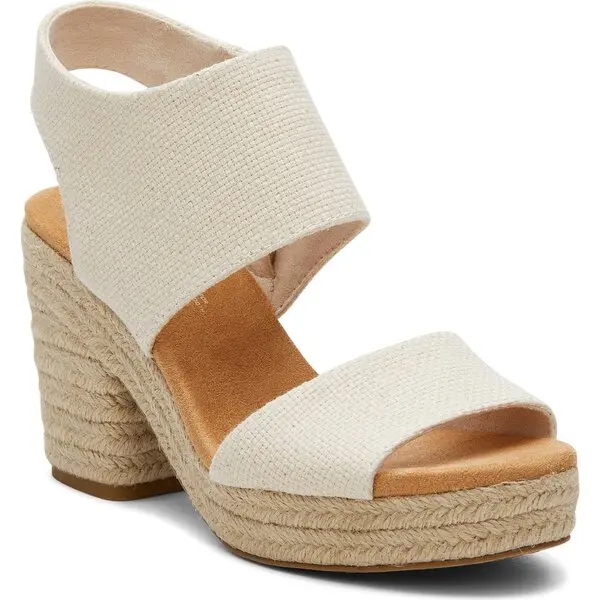 Toms Majorca Platform Sandal - Natural