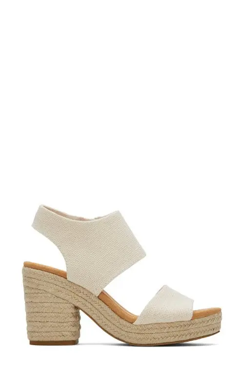 Toms Majorca Platform Sandal - Natural