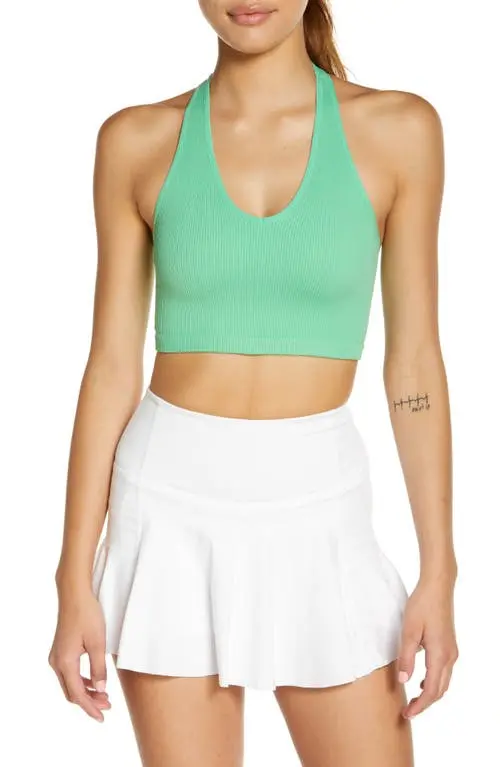Free People Free Throw Crop Tank - Washed Jade