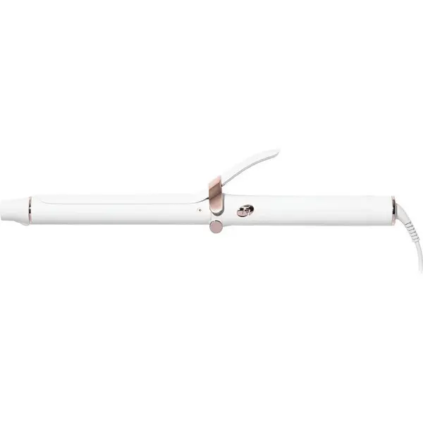 T3 Singlepass Curl X 1" Ceramic Extra-long Barrel Curling Iron - White