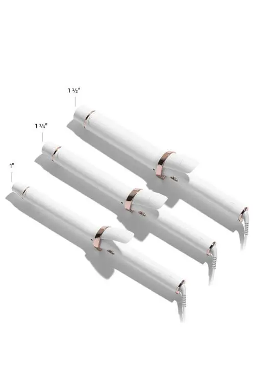 T3 Singlepass Curl X 1" Ceramic Extra-long Barrel Curling Iron - White