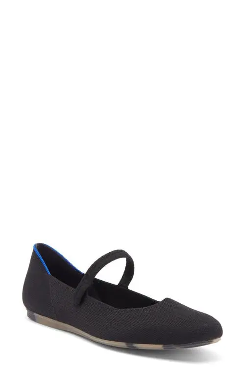 Rothy's Square Mary Jane Flats - Black