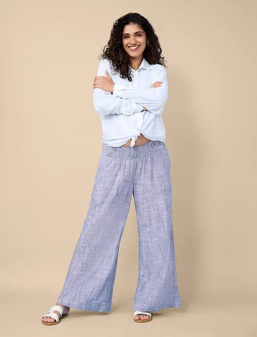 Motherhood Maternity Smocked Waist Wide Leg Pant