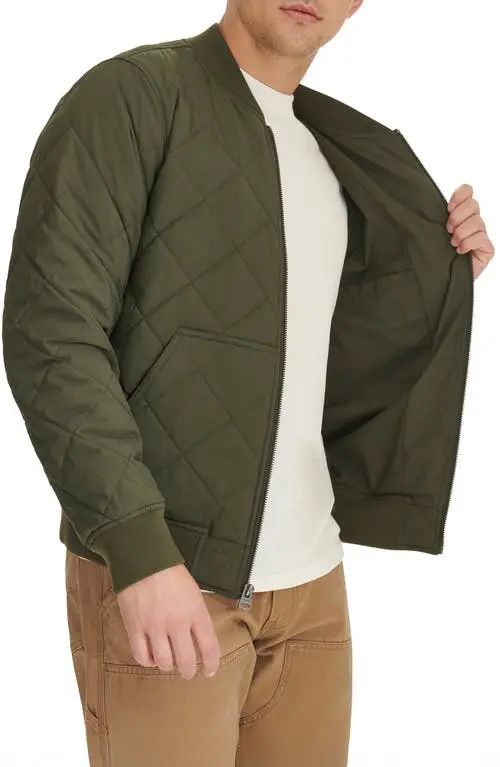 LEVI'S Quilted Bomber Jacket - Olive